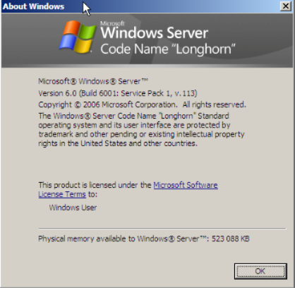 Windows Longhorn Server beta 3 dispo et Vista SP1? – GeekMag